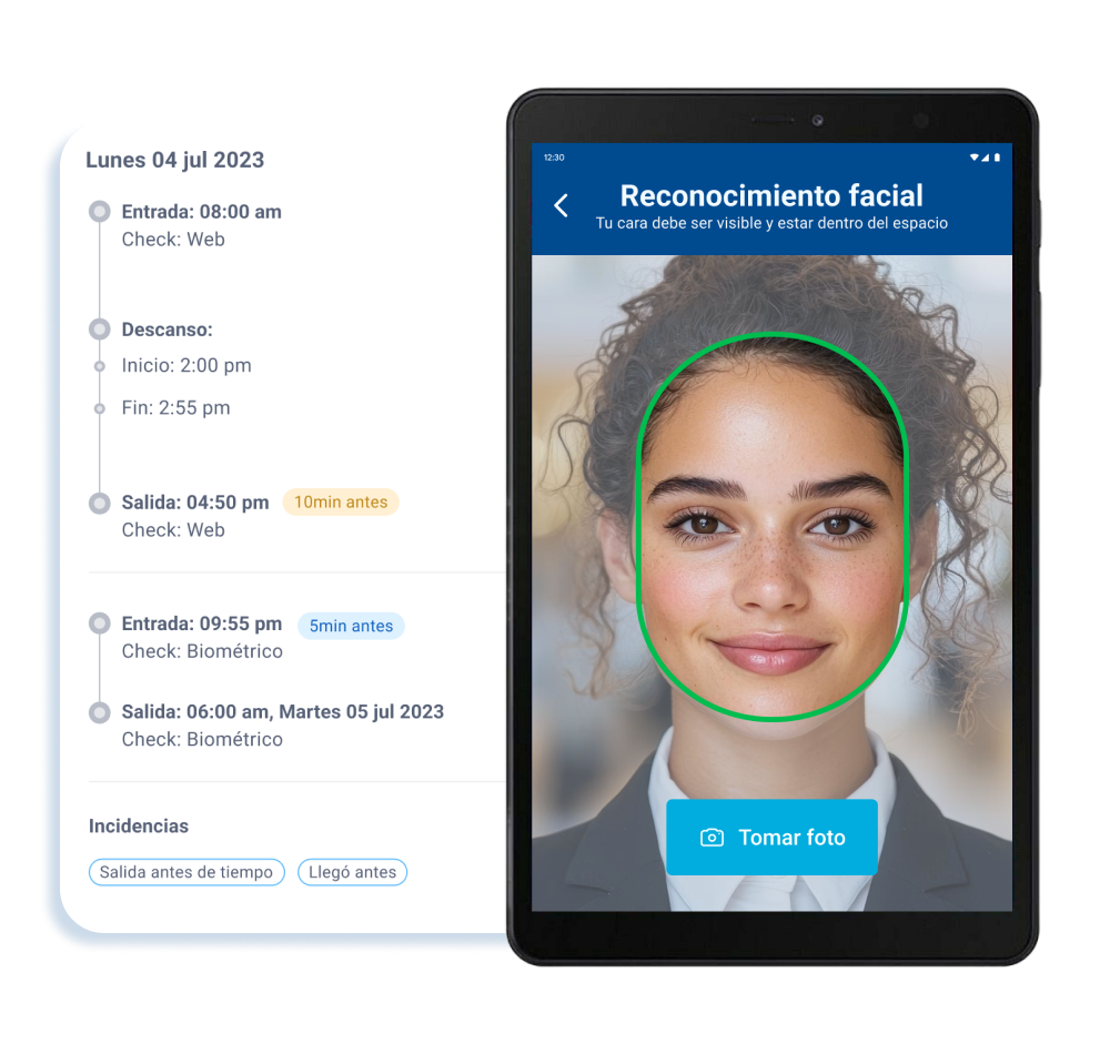 App reloj checador | Asistencia con geolocalización en tiempo real